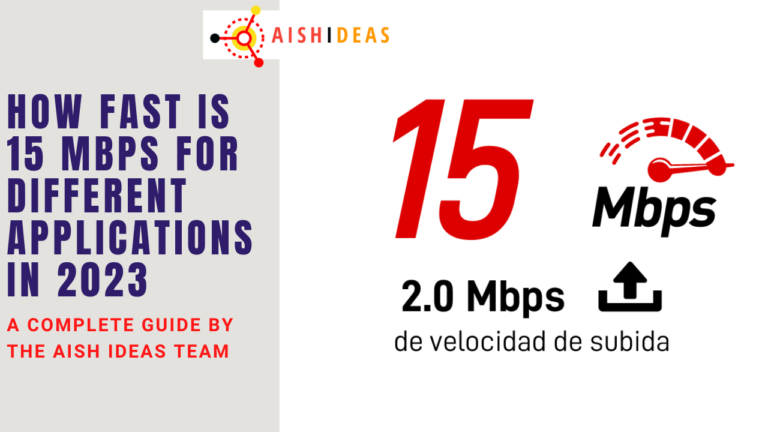 How Fast Is 15 Mbps For Different Applications in 2023? - Aish Ideas ...