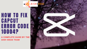 How to Fix CapCut Error Code 10004? - Aish Ideas - Tech Guides From Experts